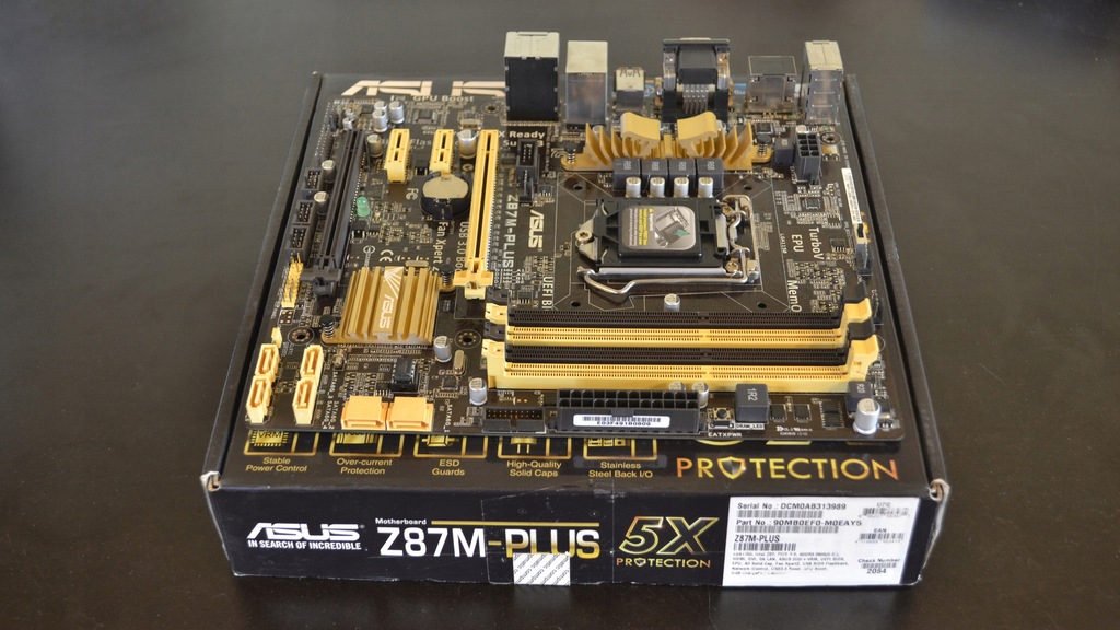 Asus Z87M Plus mATX micro ATX - 11999621645 - oficjalne archiwum Allegro