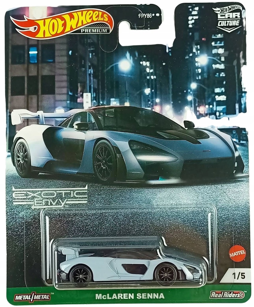 Hot Wheels Premium McLAREN SENNA EXOTIC ENVY - 12637544727 - oficjalne ...