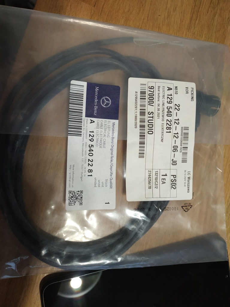 Wiązka czujnika WAŁU A1295402281 M111 M104 - 12949742101 - oficjalne ...