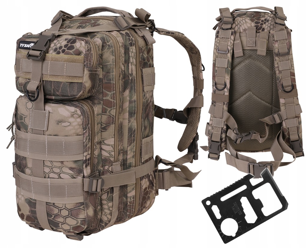 WOJSKOWY PLECAK TAKTYCZNY TEXAR 25L TXR MANDRA - 10248509617 - oficjalne archiwum Allegro