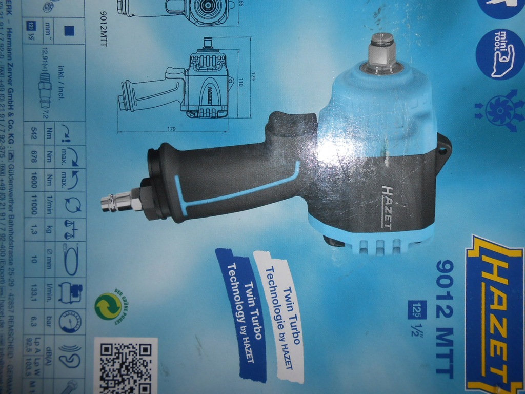 9012MTT Hazet klucz udarowy pneumatyczny - 12883653451 - oficjalne archiwum Allegro