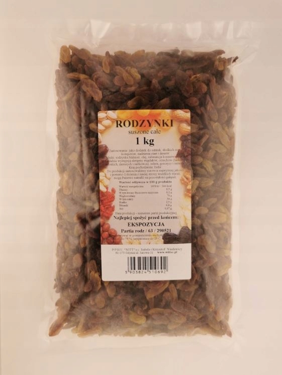 RODZYNKI 1kg rodzynka 1000g - 12019717806 - oficjalne archiwum Allegro