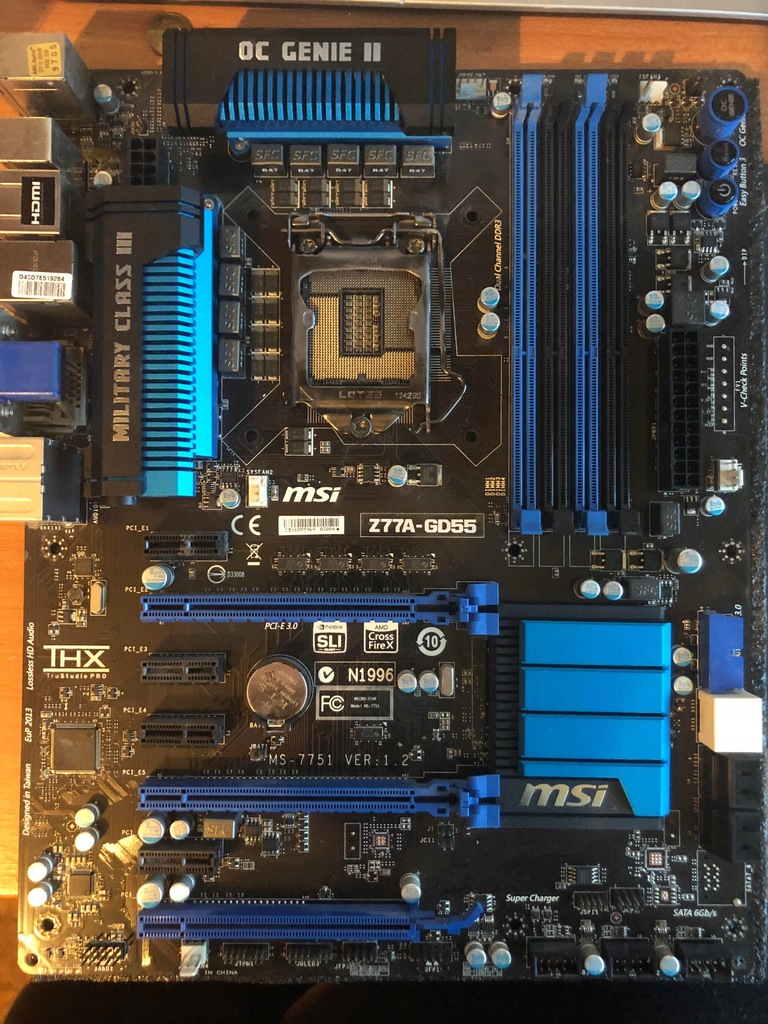 PŁYTA GŁÓWNA MSI Z77A-GD55! SOCKET INTEL 1155! - 9157490500 - oficjalne ...