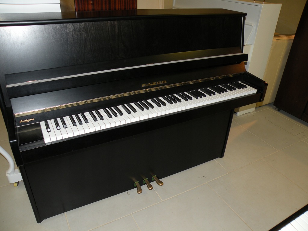 Pianino marki FAZER kolor czarny mat, jak nowy - 12562775006 ...