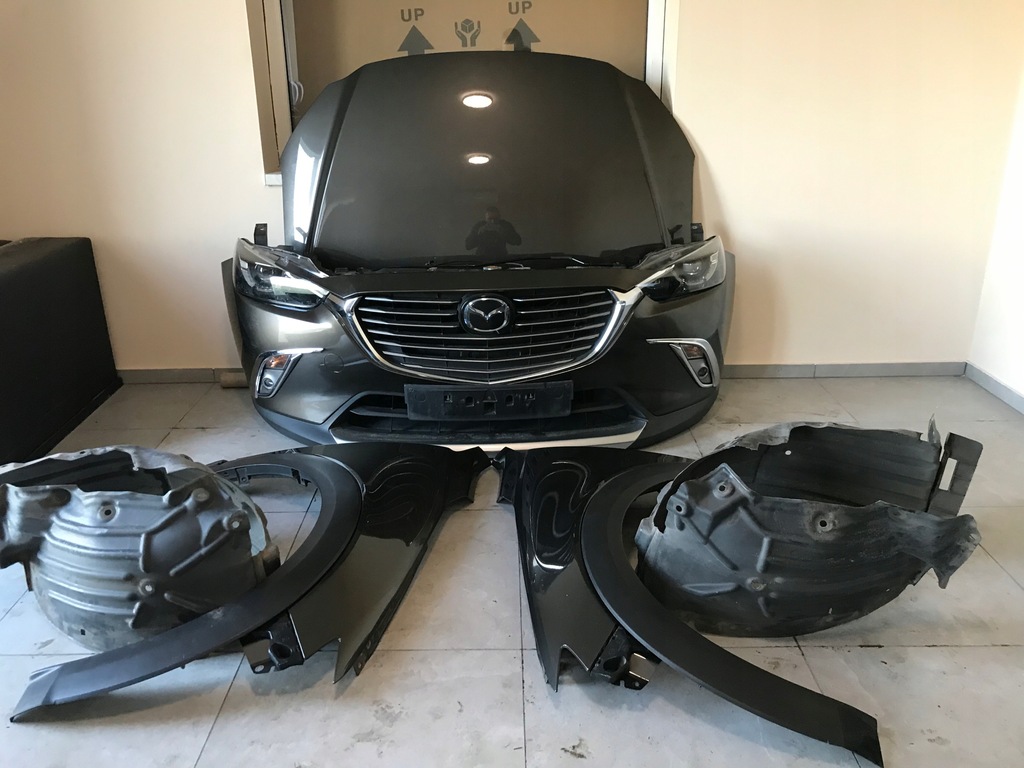MAZDA CX3 LIFT KOMPLETNY PRZODEK PRZOD ZDERZAK LAMPY FULL LED RADAR ...