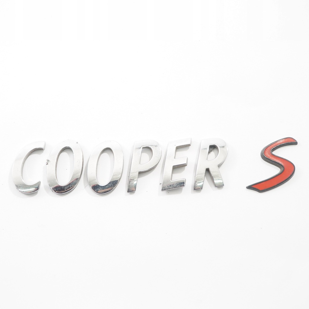 Mini R56 R57 Emblemat napis znaczek logo COOPER S - 13848161537 ...