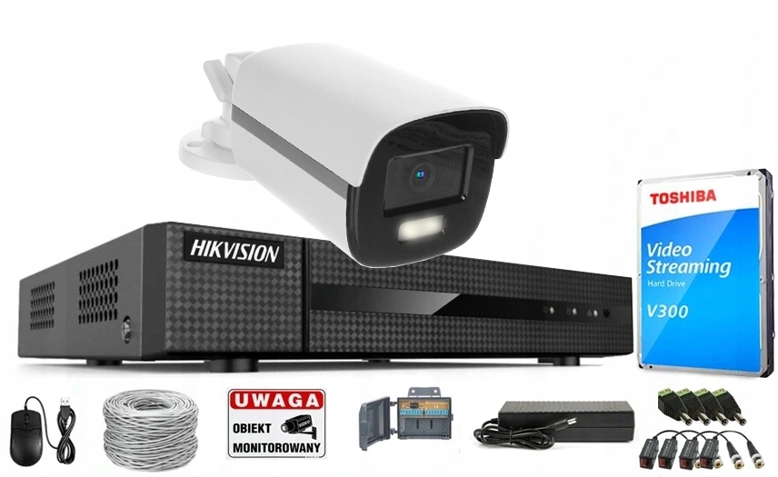 SYSTEM monitoringu Hikvision Colorvu FHD 1080p LED - 11509038501 ...