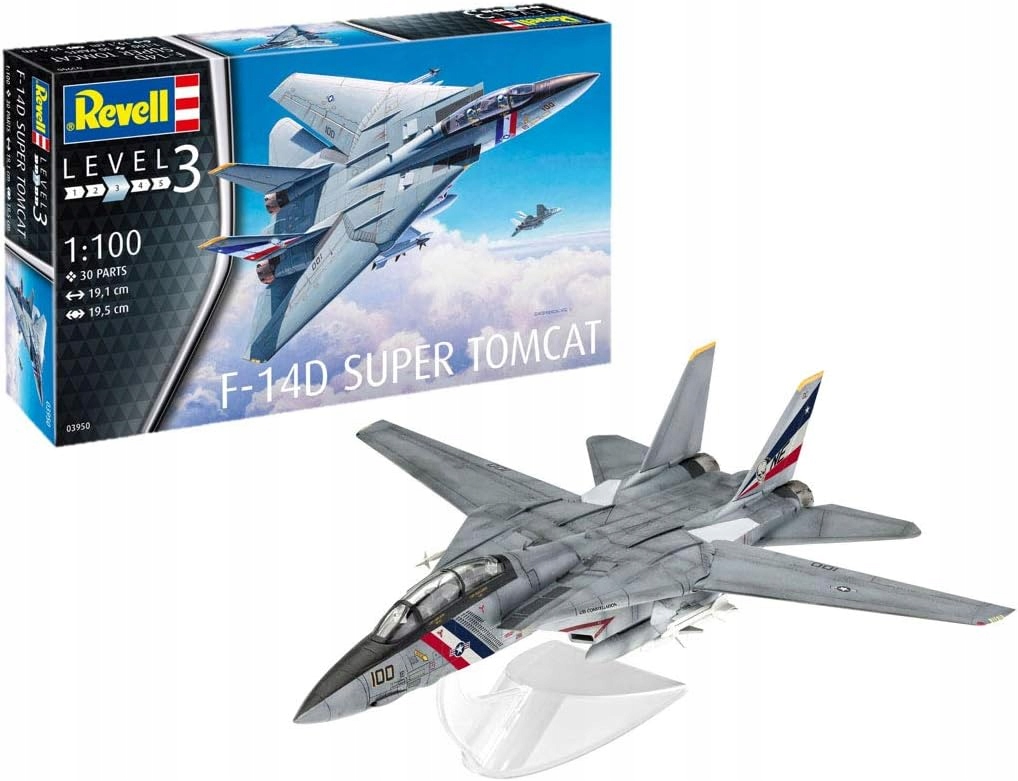 Revell 03950 - F-14D Super Tomcat zestaw modeli w skali 1:100 ...