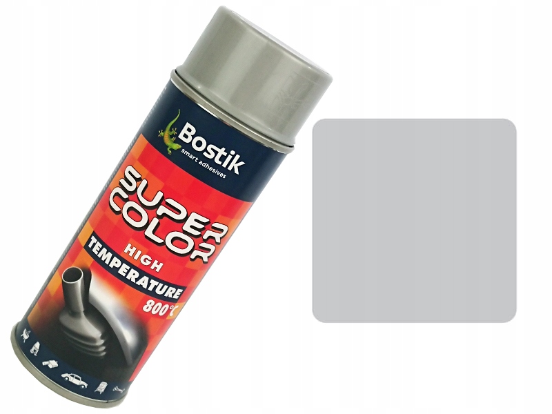 Farba w sprayu wysokotemperaturowa Aluminium 400ml - 9176643892 ...
