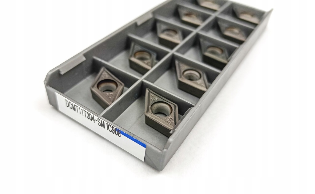 PŁYTKI WIELOOSTRZOWE DCMT 11T304 SM IC908 - 12962330258 - oficjalne ...