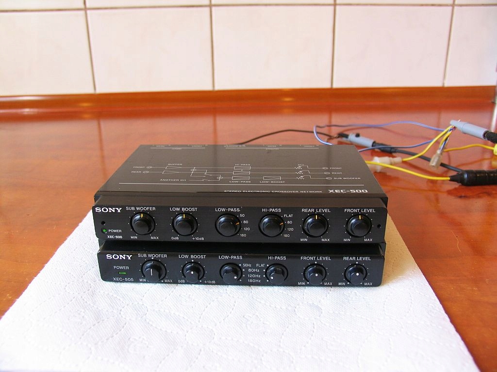 SONY XEC-500 + SONY XEC-505 Crossover ''Vintage'' - 8421449530 ...