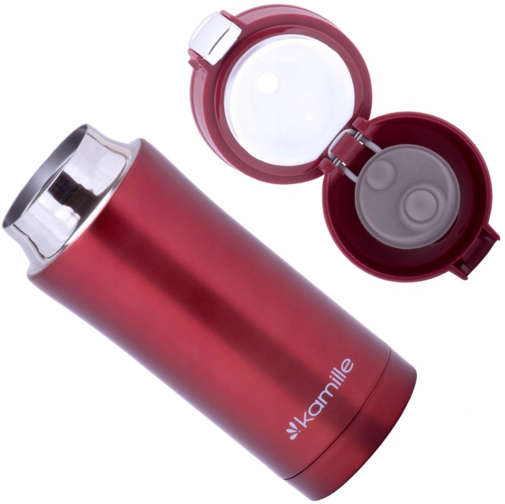 KUBEK TERMICZNY BIDON TERMOS 320ML STALOWY - 12682969688 - oficjalne archiwum Allegro