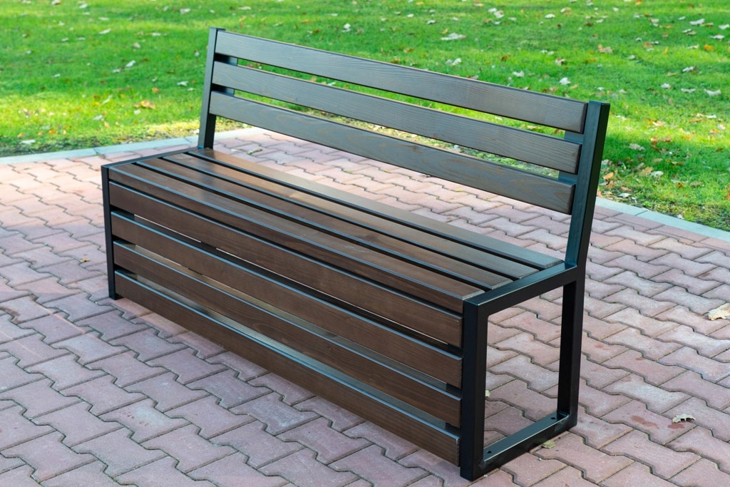 Ławka parkowa Ława ogrodowa miejska loft W031 ANA - 13985435197 - oficjalne archiwum Allegro