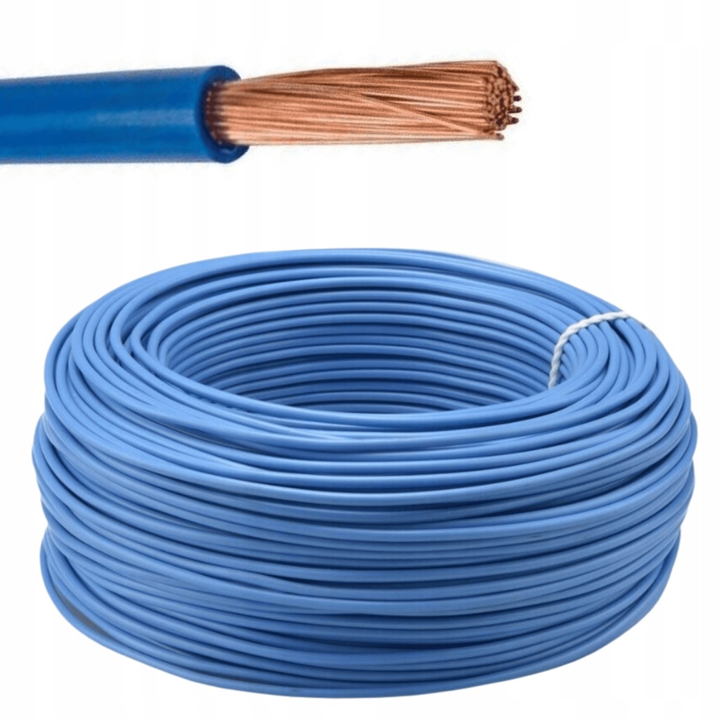 PRZEWÓD KABEL LINKA LGY 6mm2 NIEBIESKI 100m - 14204735069 - oficjalne ...
