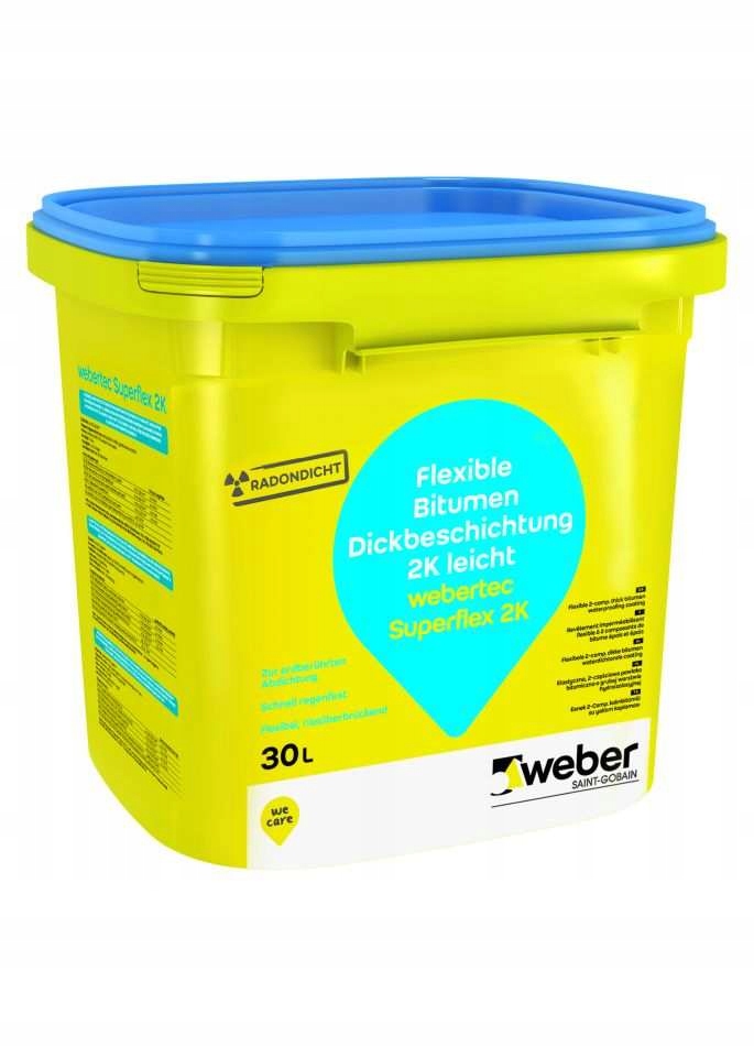 Weber tec Superflex 2k - masa uszczelniająca | 30l - 12681948655 - oficjalne archiwum Allegro