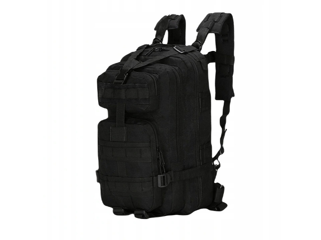 Plecak wojskowy turystyczny taktyczny czarny 25L - 12608865202 - oficjalne archiwum Allegro