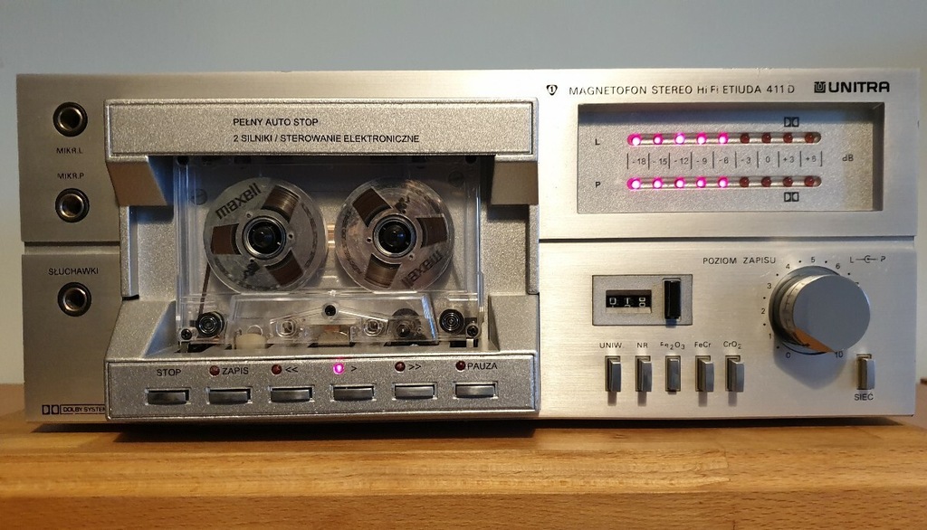 Magnetofon Unitra Diora Etiuda 411D po przeglądzie - 15209963931 ...