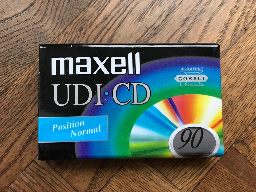 Maxell UD1 CD 90 nowa kaseta UK 1996-97 1szt. - 17278414475 - oficjalne archiwum Allegro