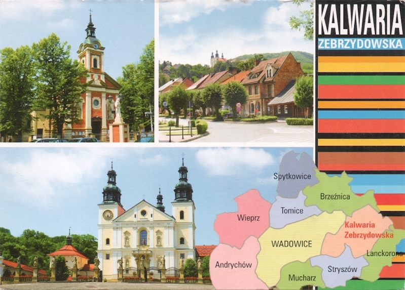 KALWARIA ZEBRZYDOWSKA - KLASZTOR + RYNEK i MAPA - 2010R - 15168756279 - oficjalne archiwum Allegro