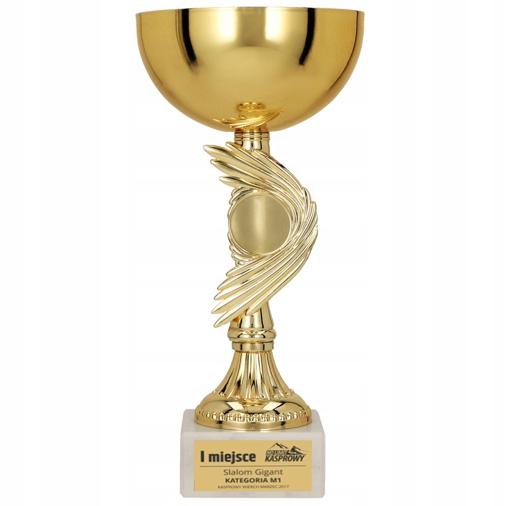 Puchar 21 cm tabliczka nadruk lub grawer 9031A - 9106951801 - oficjalne ...