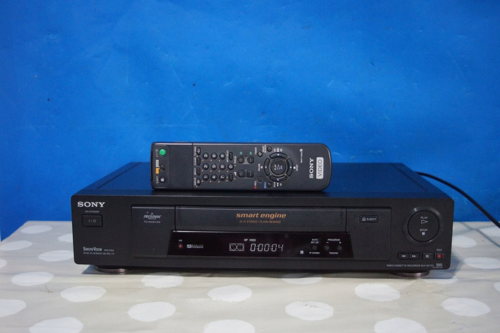 Magnetowid Sony SLV-SE700 - 6 GŁOWIC! VHS +PILOT - 12998198353 - oficjalne archiwum Allegro