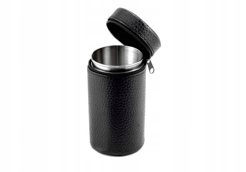 Kieliszki turystyczne metalowe 80ml 4 szt + etui - 12682843934 - oficjalne archiwum Allegro
