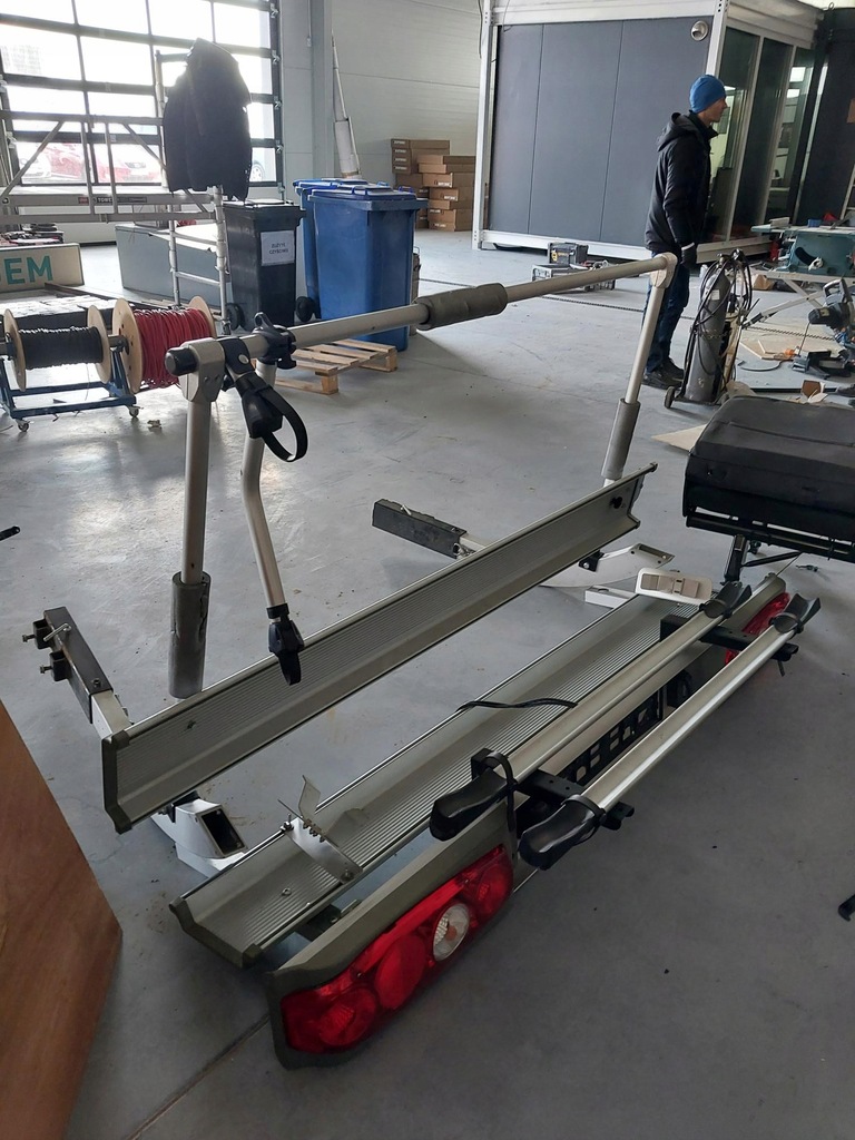 Rampa platforma na skuter motocykl do kampera + rowery l- innepe scout ...