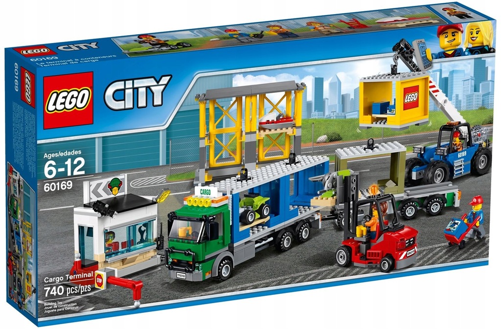 LEGO CITY 60169 Terminal Towarowy - 6978775645 - oficjalne archiwum Allegro