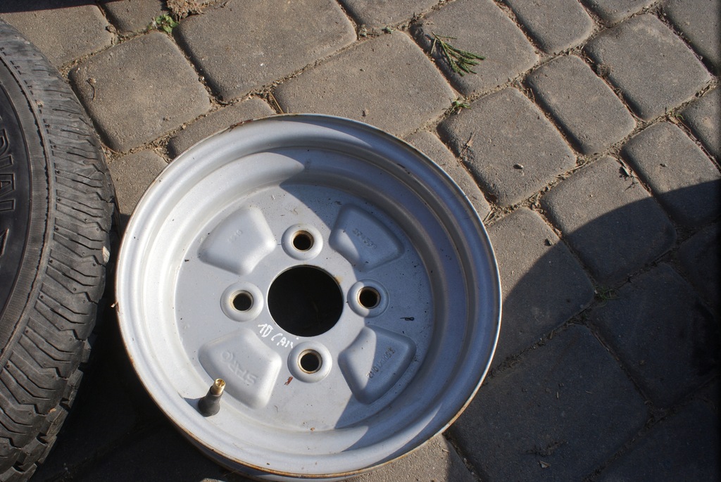 Felga 4x100 3,50x10 cal do przyczepki - 12817603416 - oficjalne ...