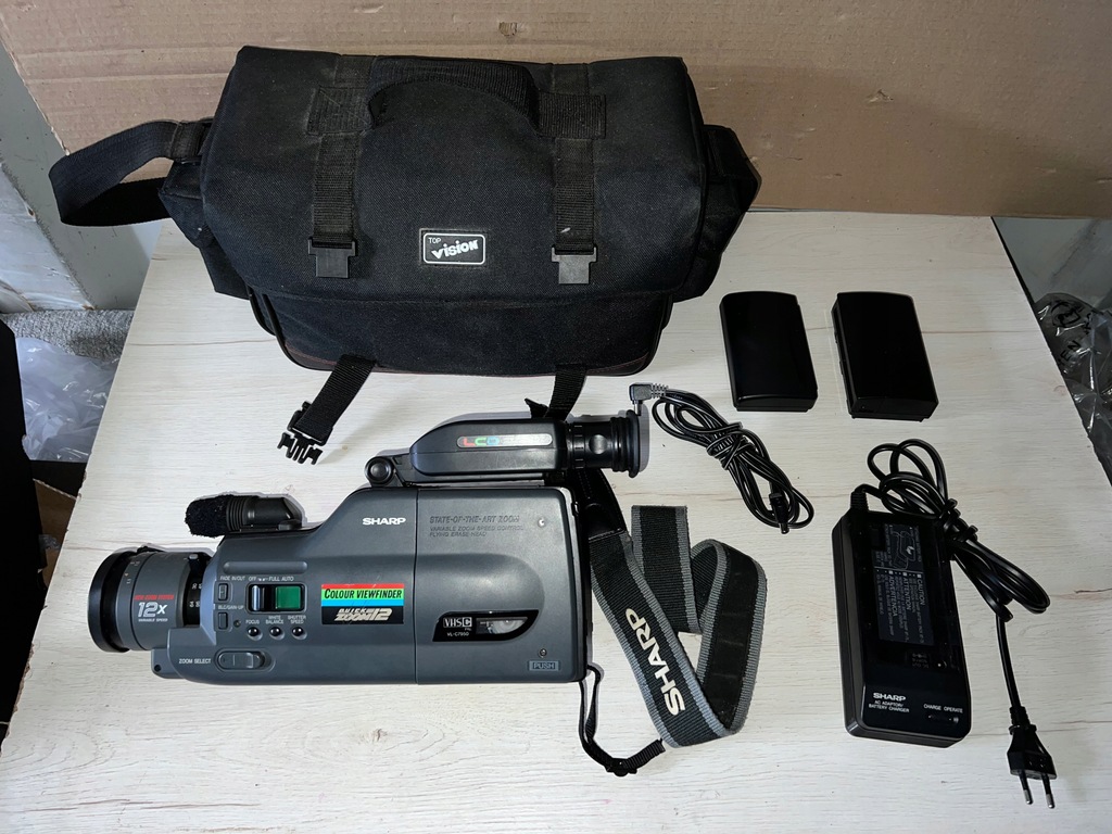 Kamera video SHARP VL-C7950S VHS-C zestaw - 12858366567 - oficjalne ...