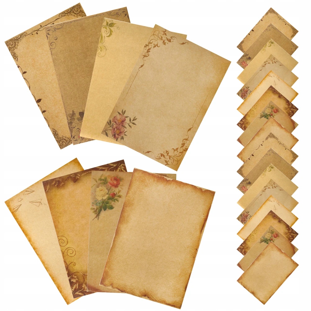 24 Sheets of Letter Writing Papers Vintage Style - 13711847941 ...