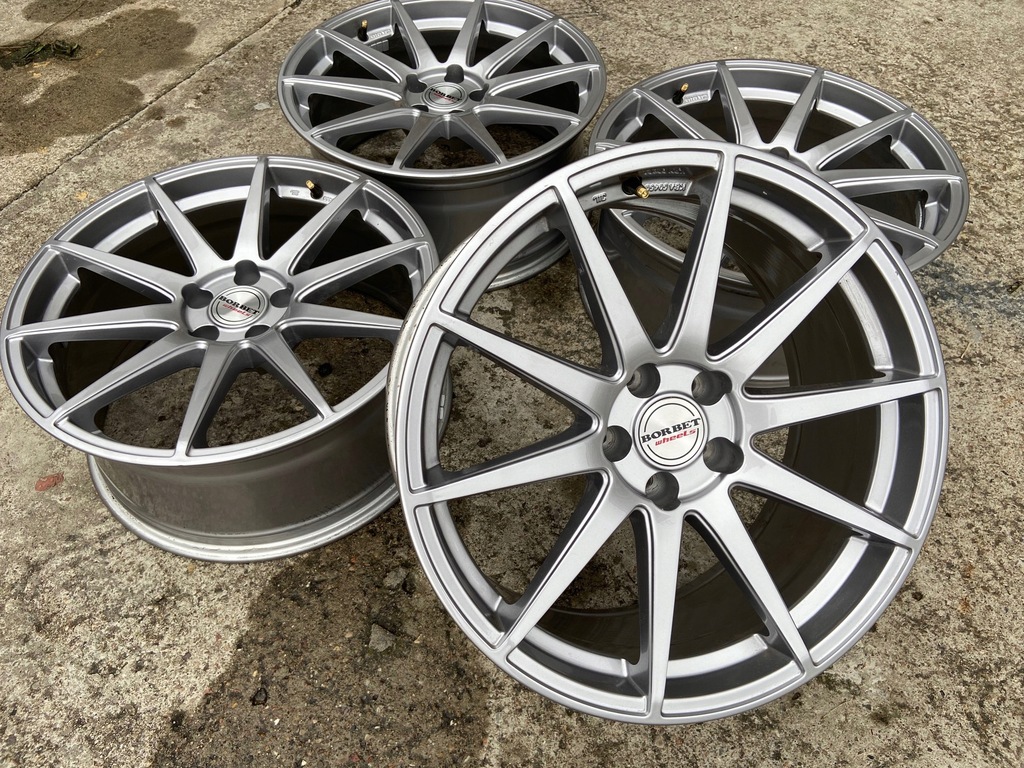 oryginalne felgi BORBET GTX 19x8.5 5x112 Audi A5 S5 A6 S6 S4 CONCAVE ...