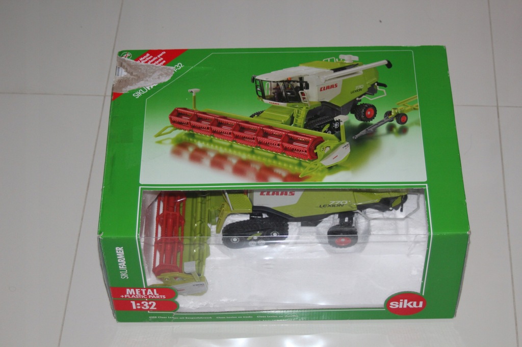SIKU KOMBAJN ZBOŻOWY CLASS LEXION 770 1/32 - 13584767308 - oficjalne archiwum Allegro