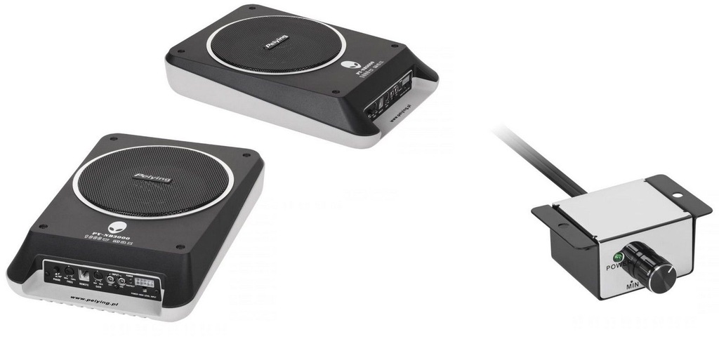 PEIYING PY-NB3000 AUTO SUBWOOFER AKTYWNY POD FOTEL - 7031128321 - oficjalne archiwum Allegro