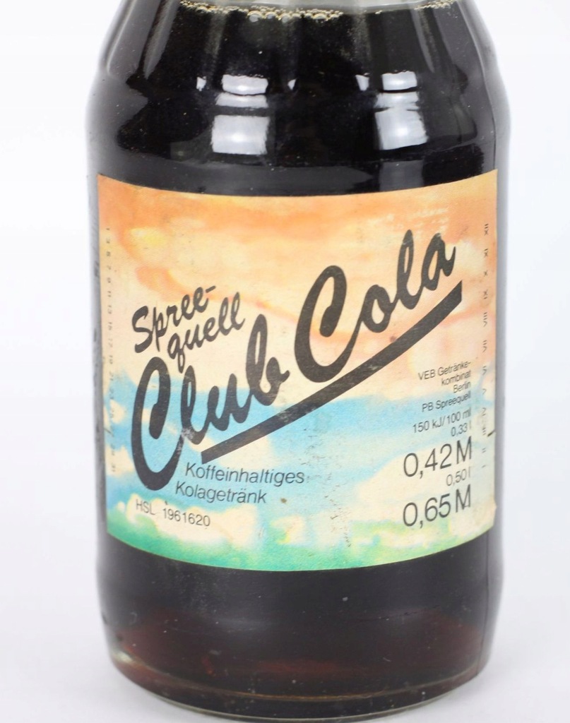 Club Cola, podróbka Coca Coli z NRD pełna - 9895058793 - oficjalne ...