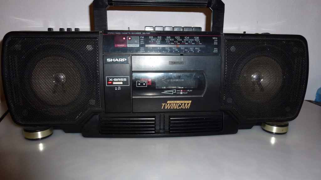 Radiomagnetofon Sharp WQ-T237 - 14160217929 - oficjalne archiwum Allegro