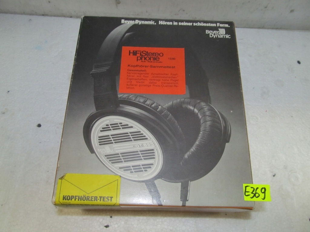 SŁUCHAWKI BEYER DYNAMIC DT880 - NR E369 - 14725089074 - oficjalne ...