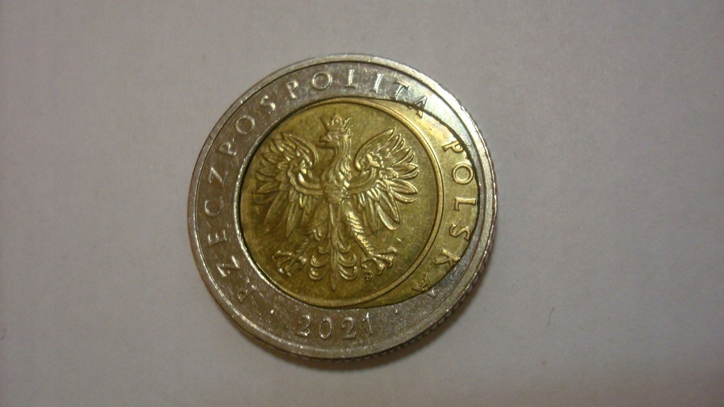 Moneta 5 złotych 2021 DESTRUKT rozlany rdzeń - 17024195306 - oficjalne ...