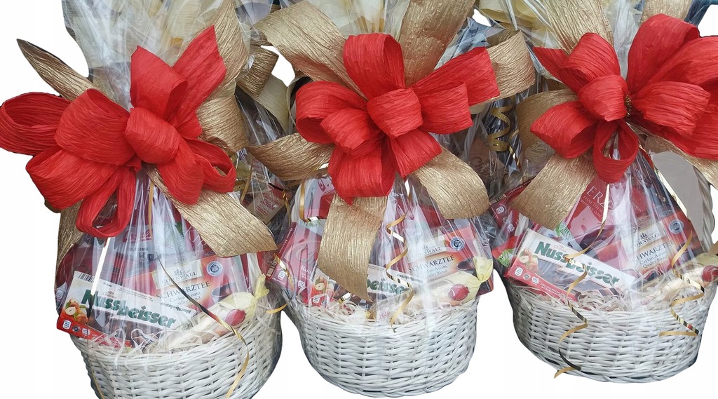 Kosz prezentowy,Kosz słodyczy,Życzenia,Podziękowan - 13547752838 - oficjalne archiwum Allegro