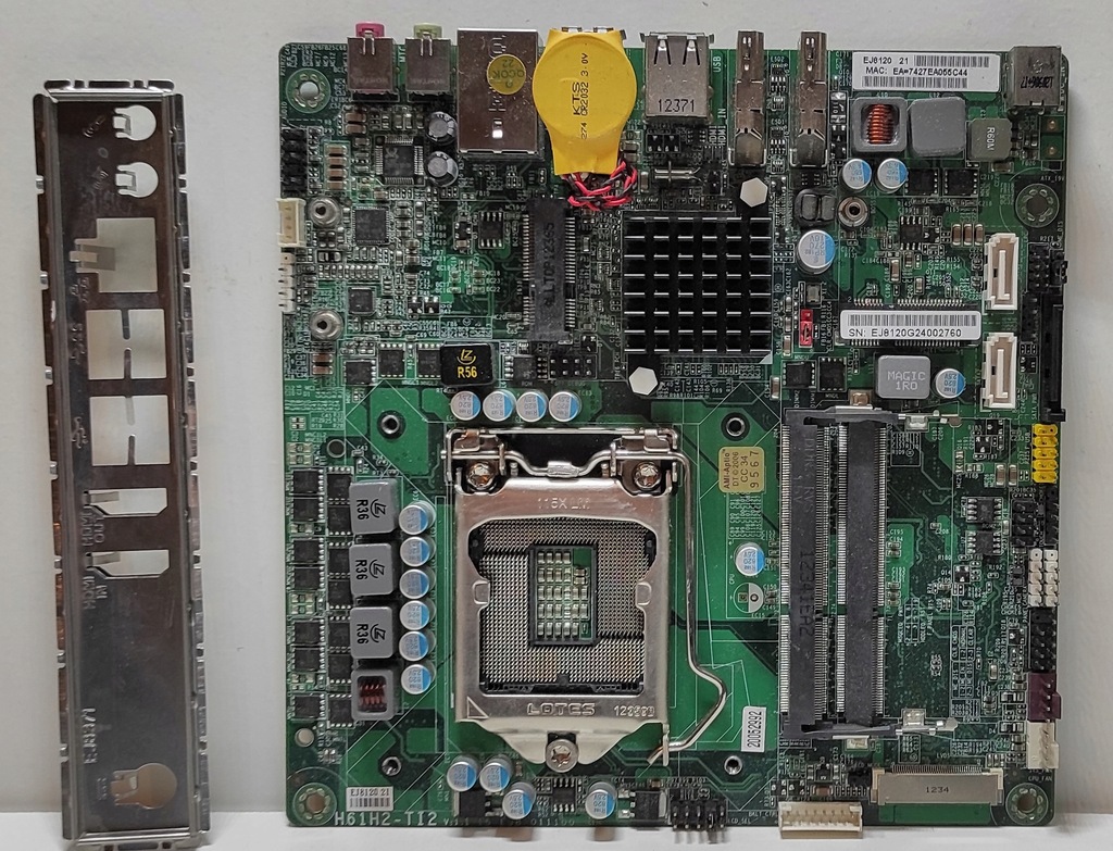 PŁYTA GŁÓWNA ESC H61H2 TI2 1155 DDR3 ITX AiO P2004 - 10046631998 ...