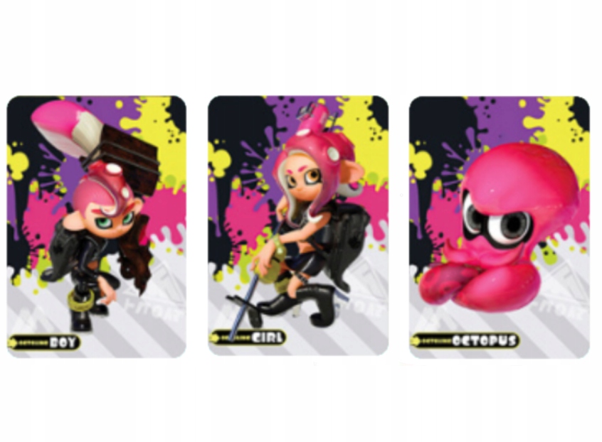 Splatoon 3 Amiibo Octoling Girl, Boy, Octopus NS - 13564246469 - oficjalne archiwum Allegro