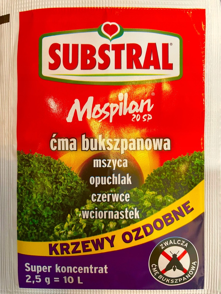 Substral Mospilan 20SP 2,5G mszyca, trześniowka, owocówka opuchlak - 13249092175 - oficjalne ...