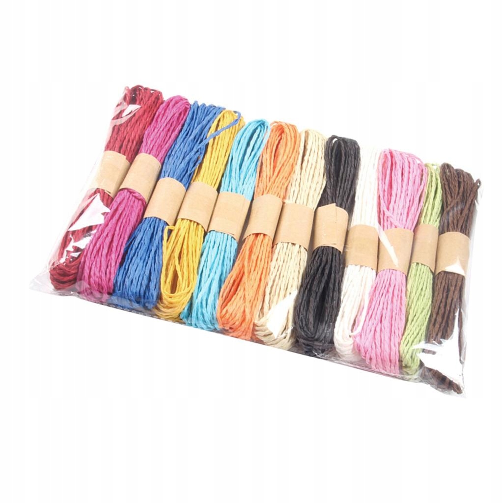 12 bundle/Pack 10 Meters Colorful Vintage Rope String Wedding Party ...