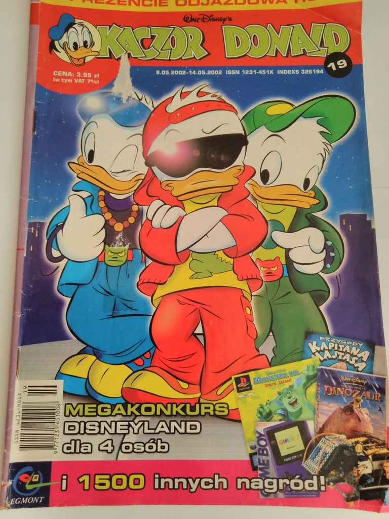 Kaczor Donald 19 2002 komiks Egmont Polska - 10917994010 - oficjalne archiwum Allegro