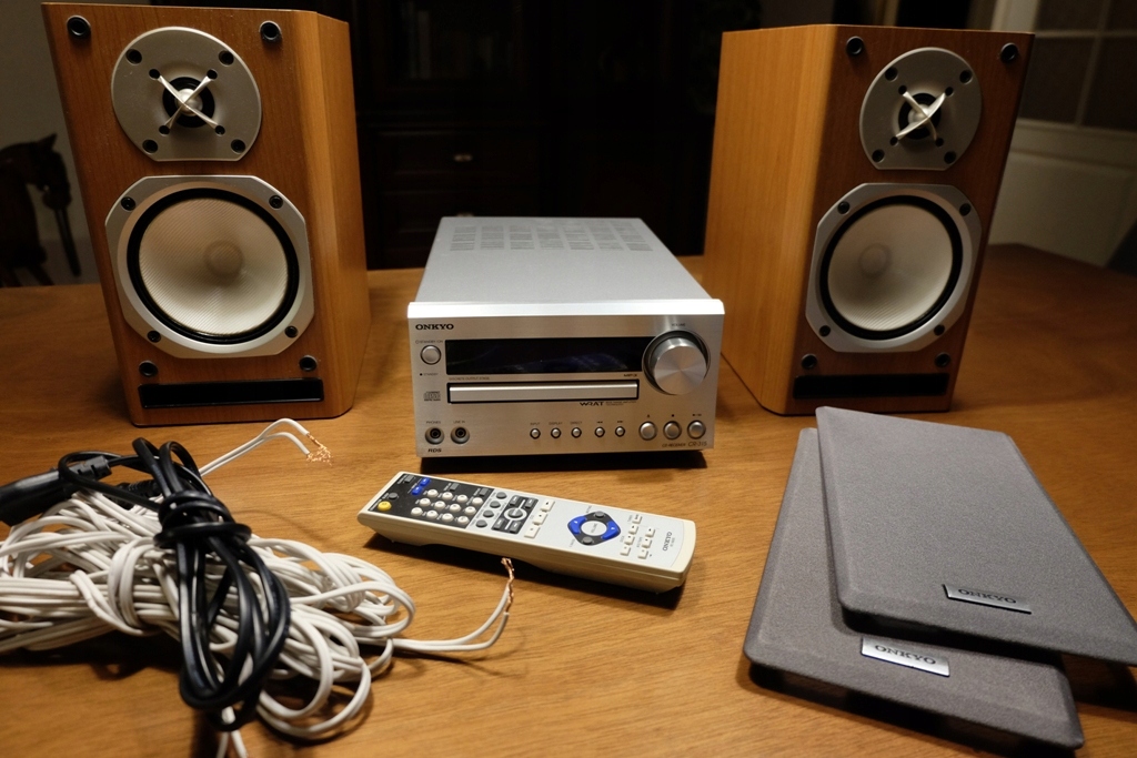 Mini Wieża ONKYO CR-315 + Kolumny D-N7BX + Pilot - 7878600860 - oficjalne archiwum Allegro