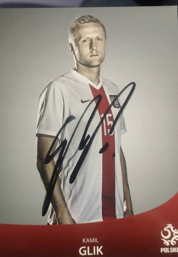 Kamil Glik karta reprezentacyjna autograf - 12908055857 - oficjalne ...