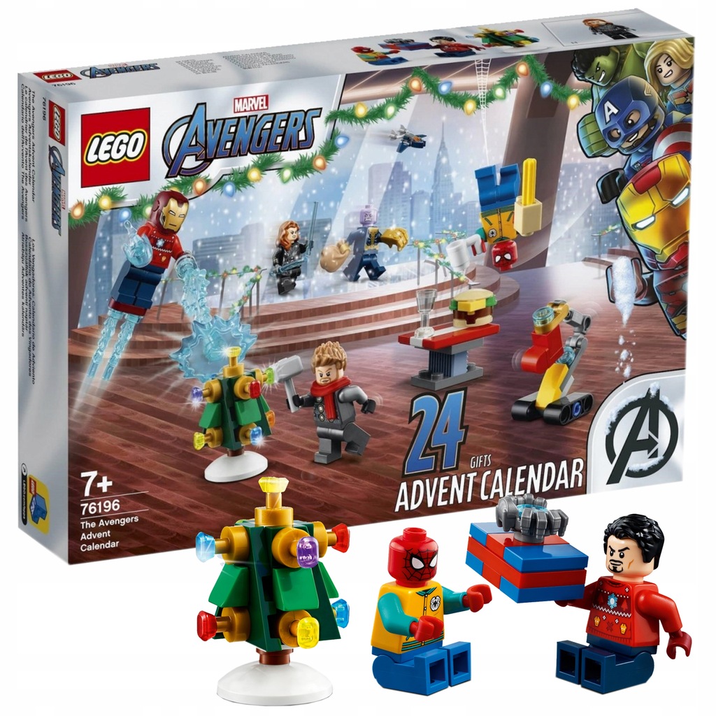 LEGO Super Heroes Kalendarz Adwentowy 76196 MARVEL - 12608709694 ...