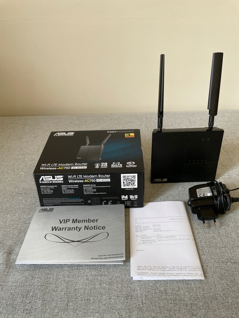 ASUS 4G-AC53U router LTE 4G SIM AC750 modem dual - 11528865697 ...