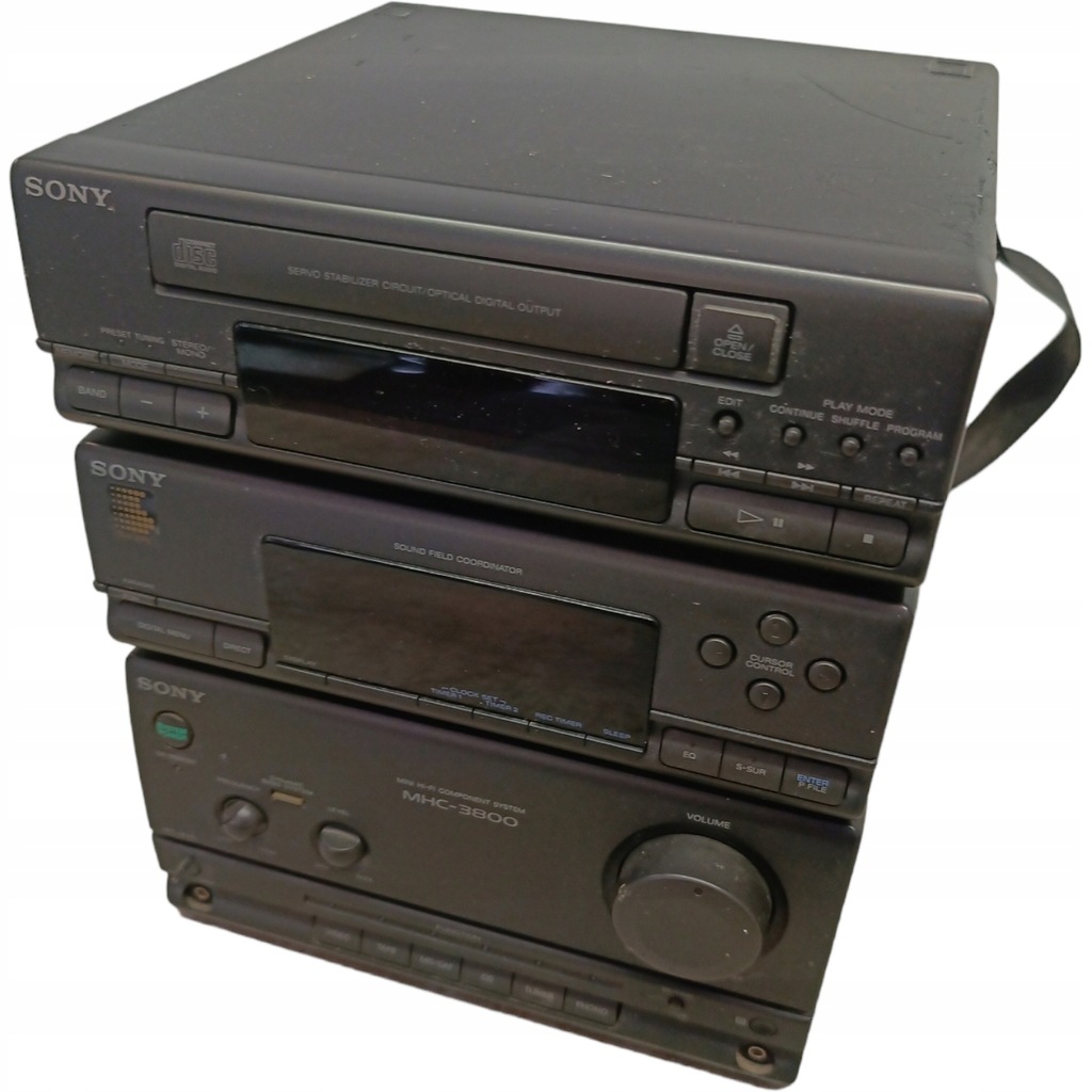 Wieża Sony MHC 3800. Aukcja BCM - 14419615369 - oficjalne archiwum Allegro