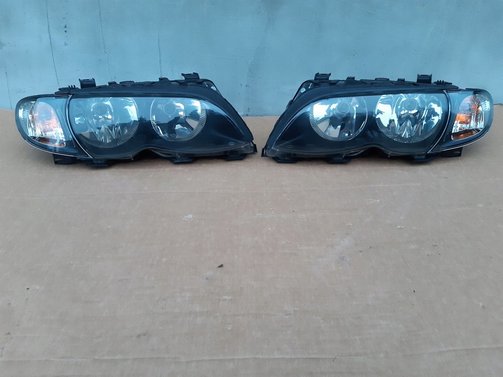 BMW 3 III E46 lift lampa prawa lewa przednia przód - 12958121826 - oficjalne archiwum Allegro